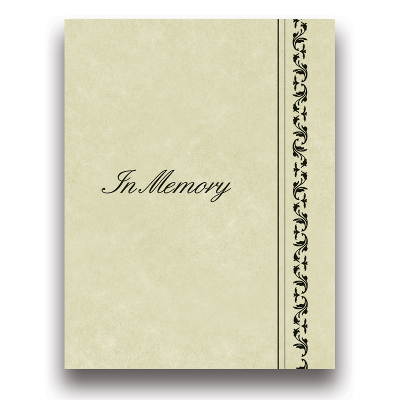 1505502 Ribbon Memorial Folder – Keith M. Merrick Co., Inc.