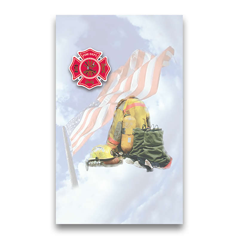 FD L Fireman Tribute Tall Memorial Folder – Keith M. Merrick Co., Inc.