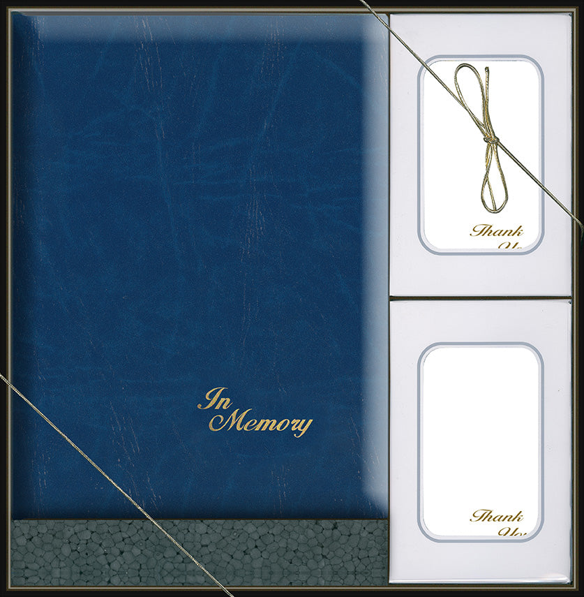 MSBL Gold In Memory Gift Box - Blue – Keith M. Merrick Co., Inc.
