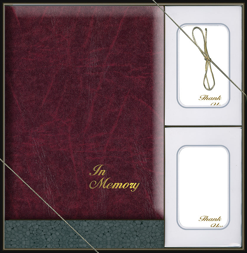 MSM Gold In Memory Gift Box - Maroon – Keith M. Merrick Co., Inc.